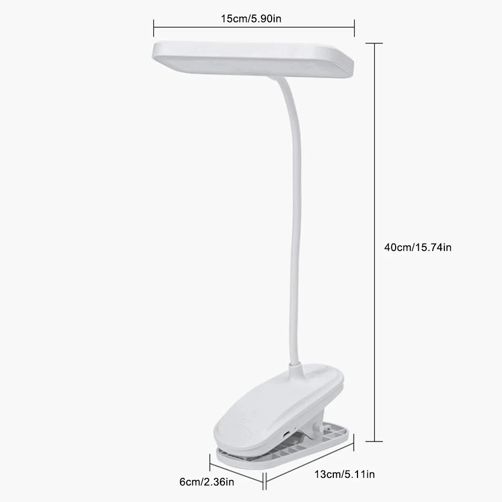 360 Flexible Study Table Lamp - USB Rechargeable Desk Light
