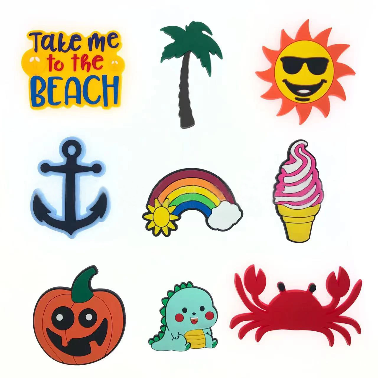 Custom Wholesale Designer Silicone Shoes Charm Backpack Handbags Tote ...