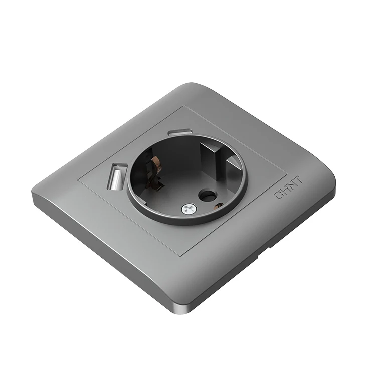 CHINT Wall Socket with USB and Type C Port - Durable & Versatile