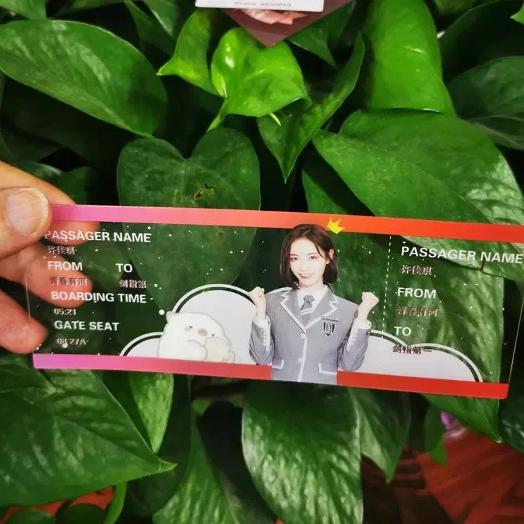 Photocard Frames Idol Card Supper Transparent Plastic Pvc K-pop Photos ...