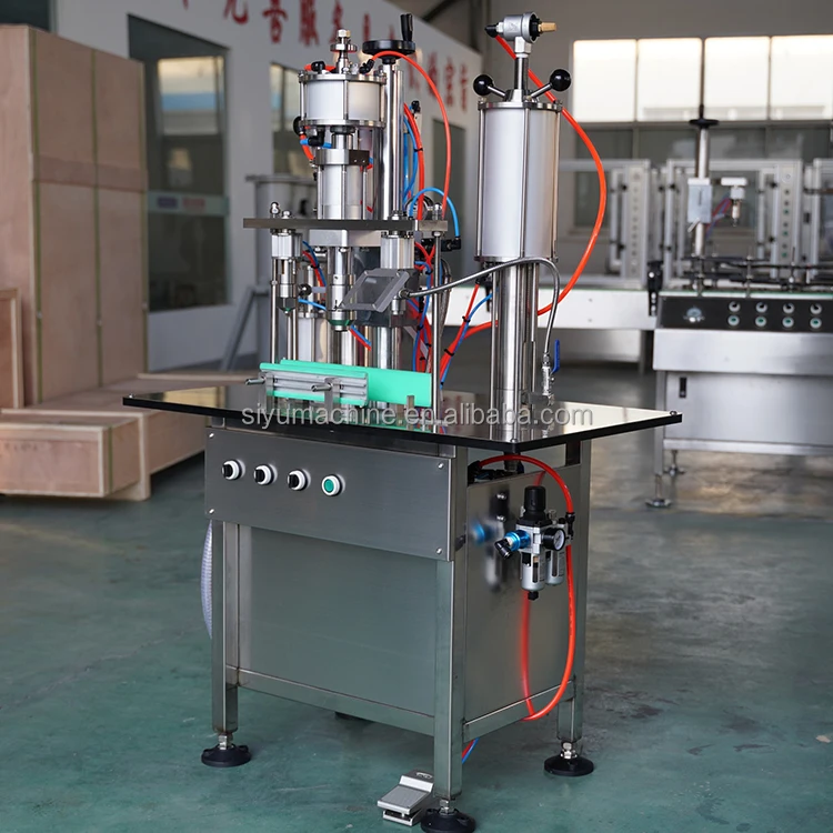 Aerosol Filling Crimping Machine Bottle Filling Machine 3 In 1 For ...