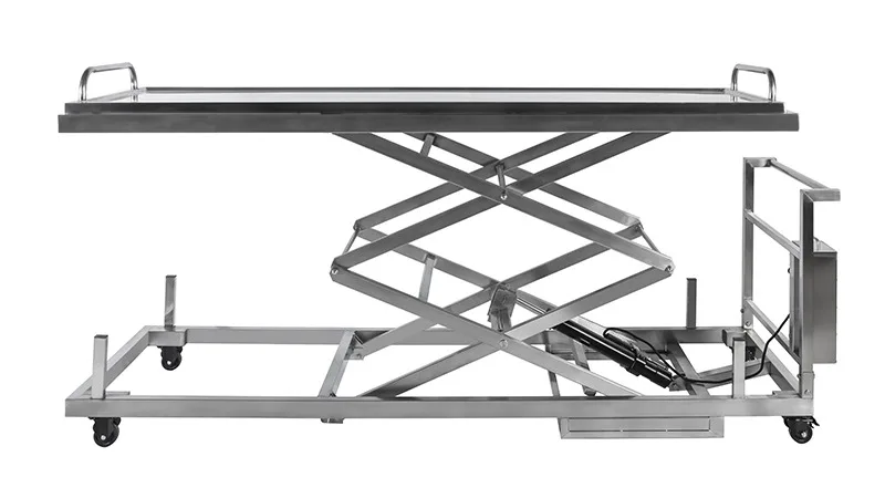 2 Scissors Lifter Electric Mortuary Body Lifter Funeral Supplies ...