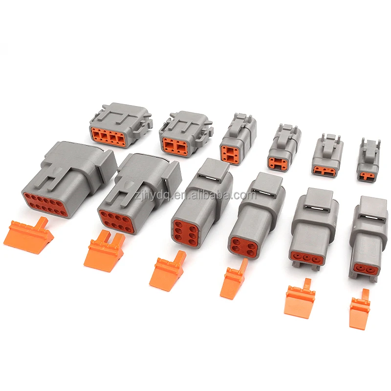Dt04-2p/3p/4p/6p/8p/12p Automotive Dt Series Deutch Connector & Terminals - Buy Auto connectors ...