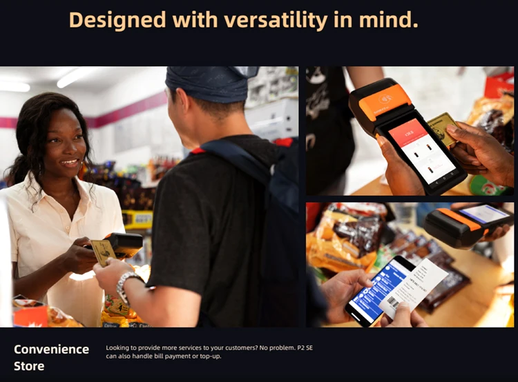 New Pos Systems Payment Terminal Sunmi P2 V2 Pro Android 11 Card ...