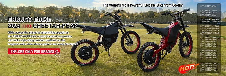 2024 COOLFLY Enduro Bomber - Powerful 12000w Ebike Ride Pro