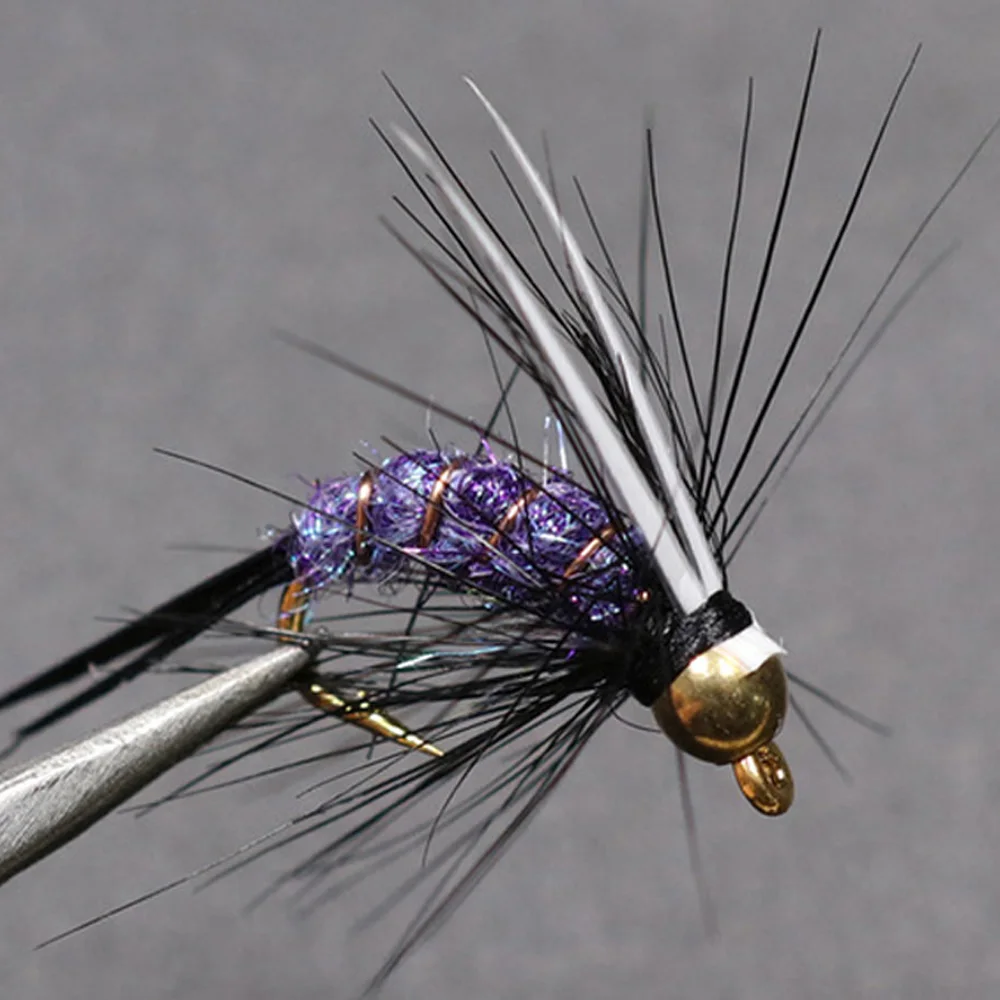 Psycho Purple Prince Nymph - Ideal for Trout & Grayling