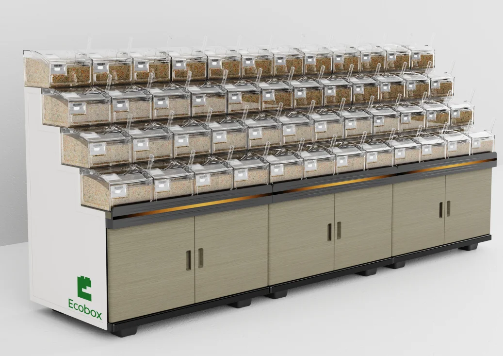 ECOBOX Display Stand - Enhance Supermarket Bulk Food Display
