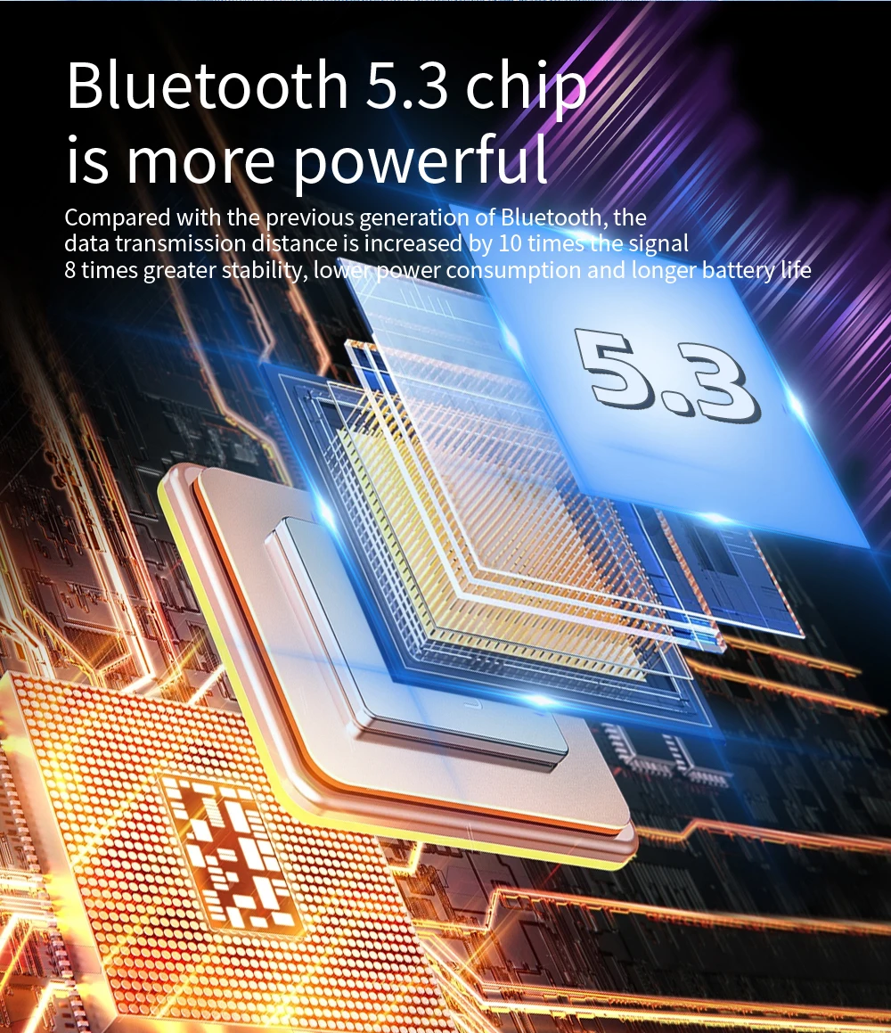 M60 Plus Tws Wireless Audifonos Bluetooth Headphones ANC+ENC