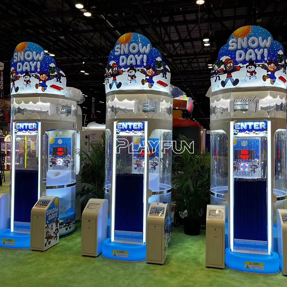 Snow Day Kids Ball-Pit Ticket Redemption Game - Playfun