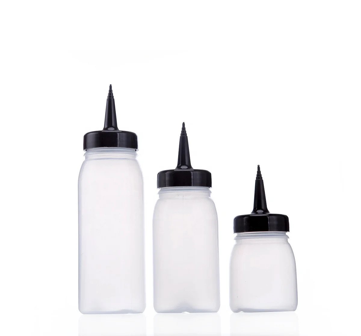 Plastic Bottle Squeeze Sauce Bottle 180ml With Nozzle In Red - Buy ...