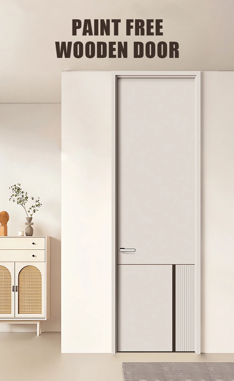 Simple Design Interior Wood Door Design Solid Wood Door for Room ...