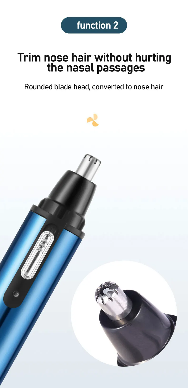 2022 Hot 4 In1 Nose Hair Trimmer Nasal Wool Implement Nose Hair Cut ...