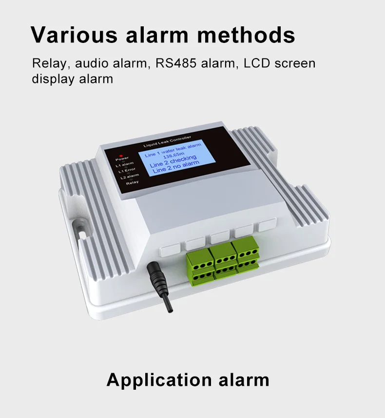 RS485 Locating Water Leak Controller Modbus RTU Liquid Leak Alarm ...