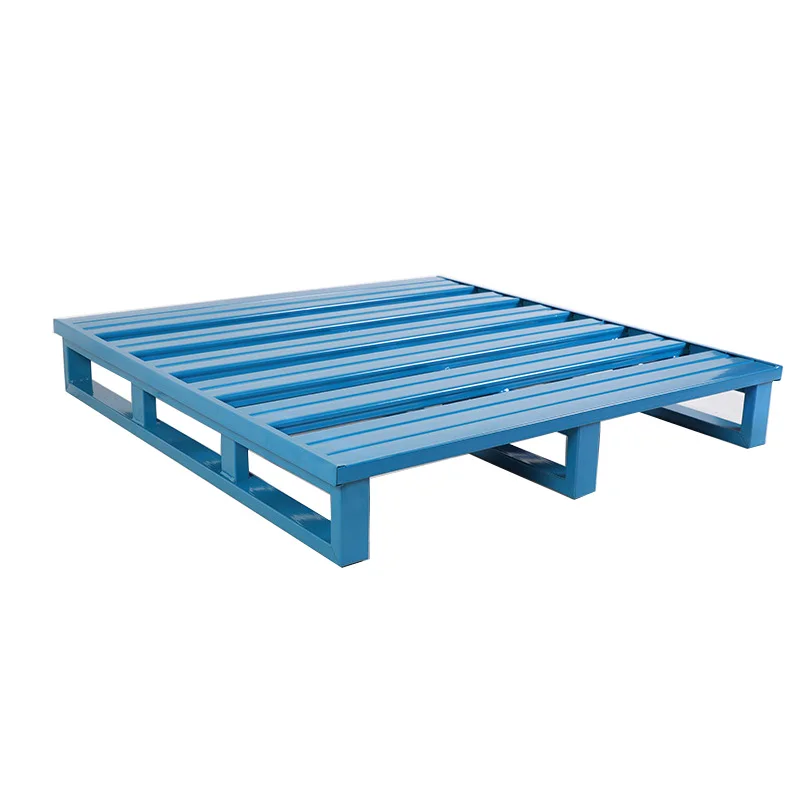 Warehouse Metal Pallet Stacking Steel Pallet Full Steel Iron Steel Anti ...