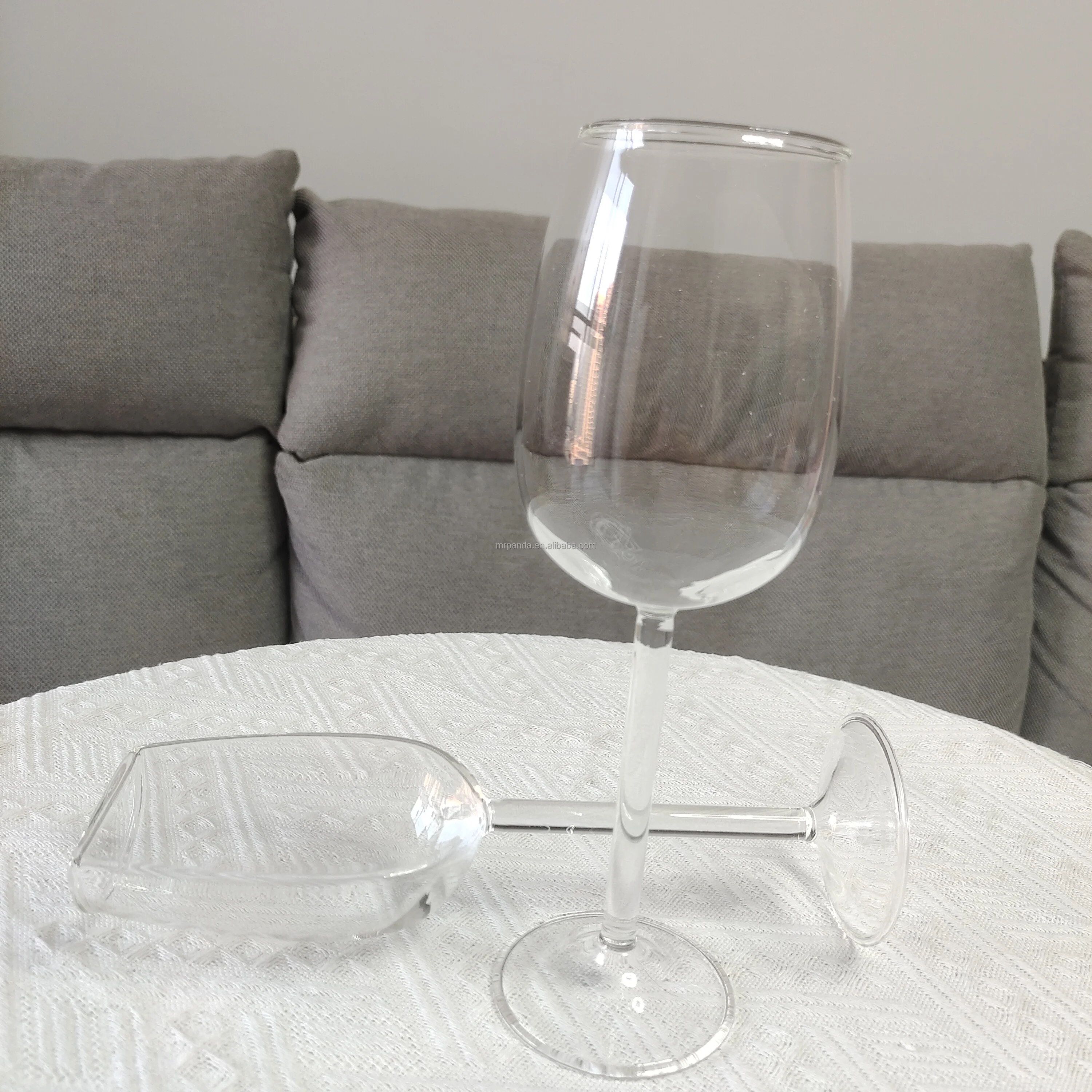 Crystal Glass Half Round Cocktail Glasses - Elegant & Unique