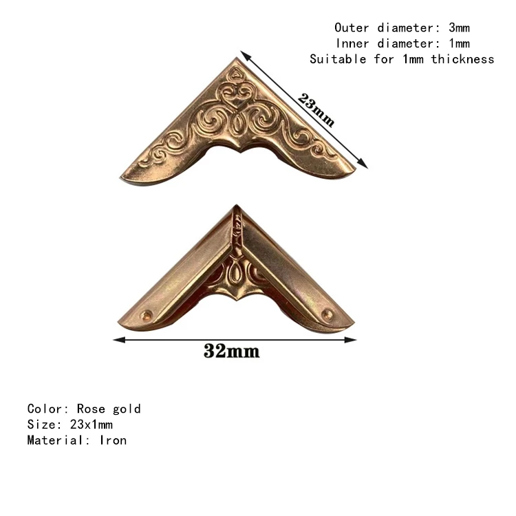 MEI YI TIAN Metal Book Corners - Retro & Durable Protection