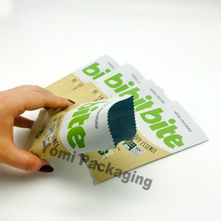 Hot Sale Custom Design Logo Biodegradable Chocolate Foil Candy Protein ...