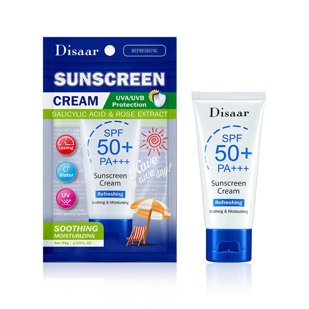 Disaar Salicylic Acid Rose Sun Protection Day Cream Spf 50 Sunscreen ...