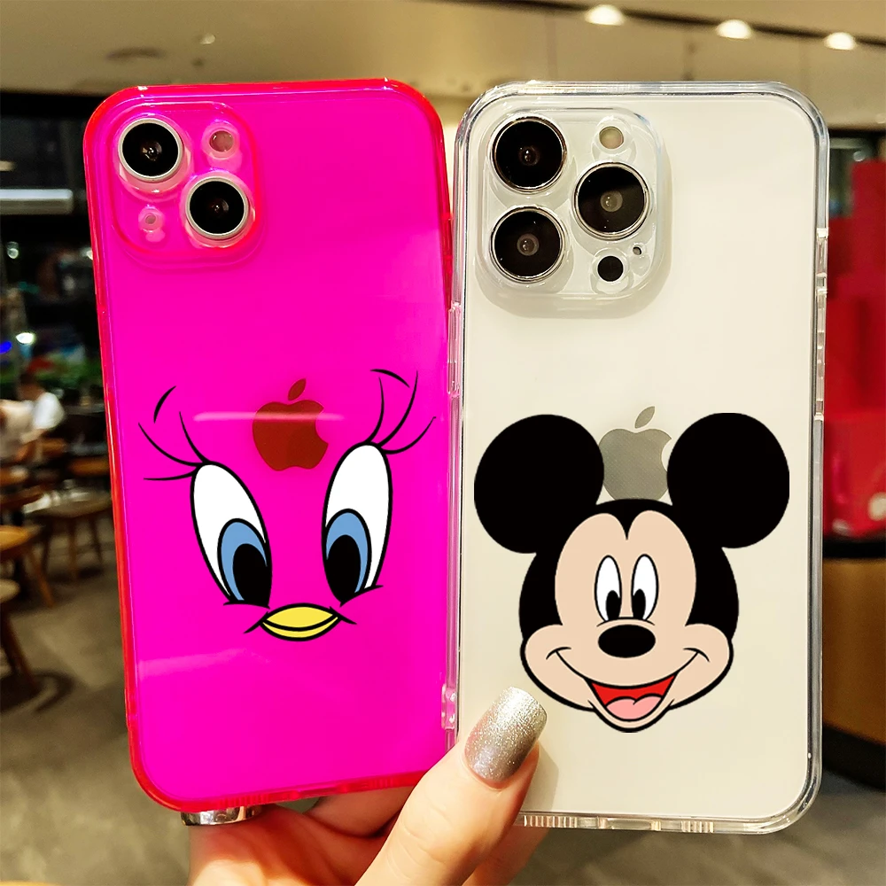 Cartoon Animal Smiling Face Mobile Phone Case for iPhone 15 Pro Max 8 ...
