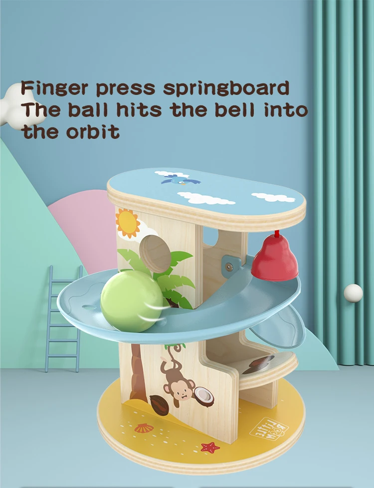 Wooden Rolling Ball Game - Enhance Baby’s Concentration