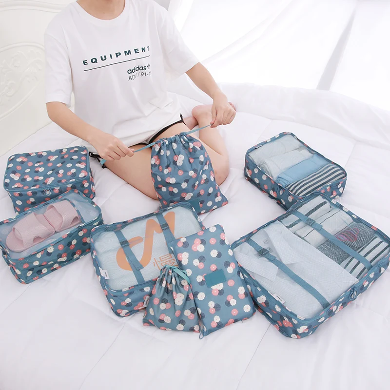 Custom Logo Printed Packing Cubes - Travel Organizers