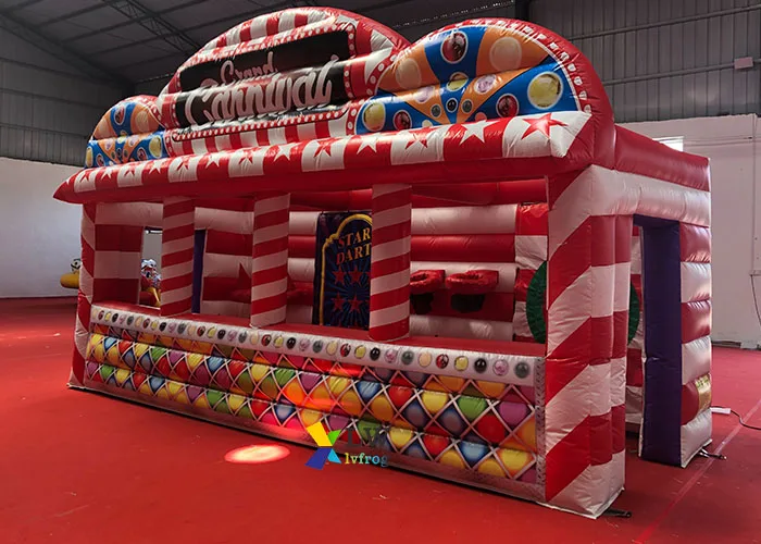 Hot Sale Outdoor Party Inflatable Games 4 In1custom Fun Fair Stall ...