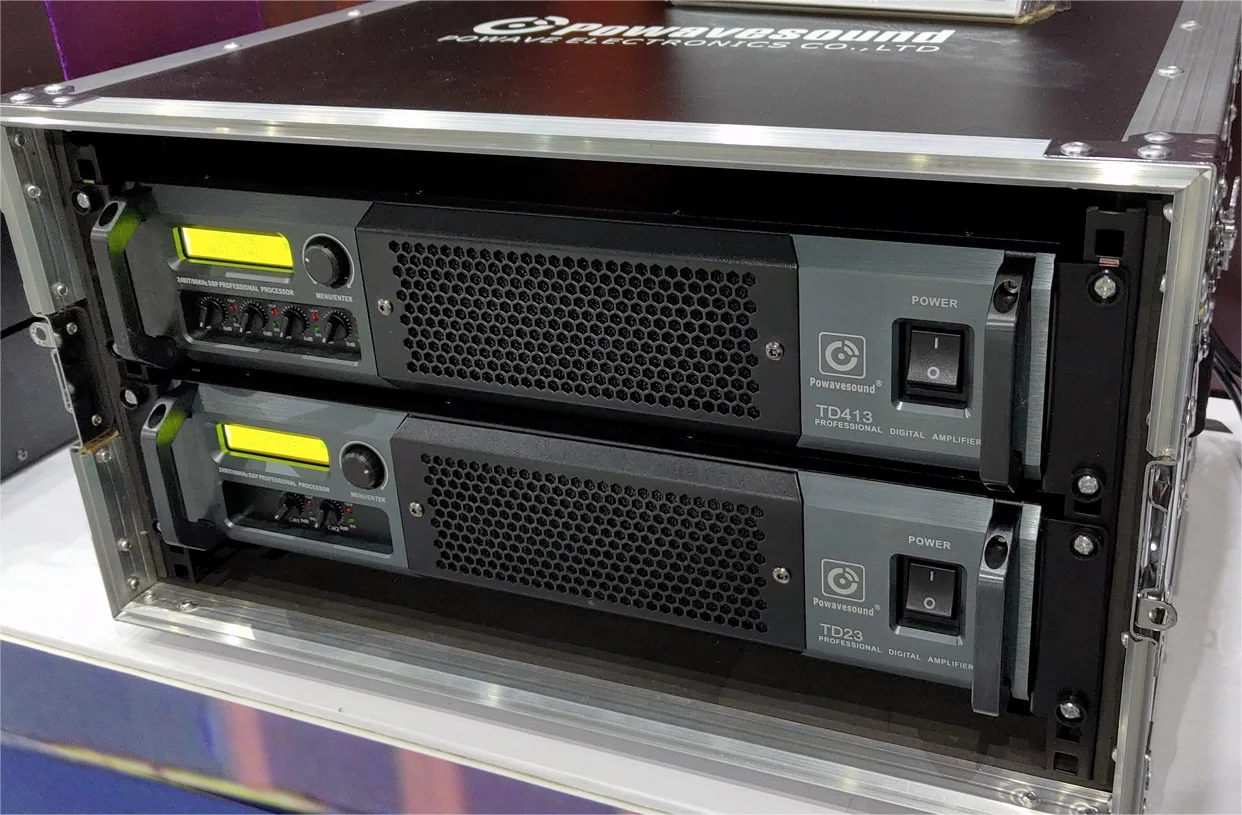 8000W Class D Amplifier with Built-in DSP for Outdoor Concerts