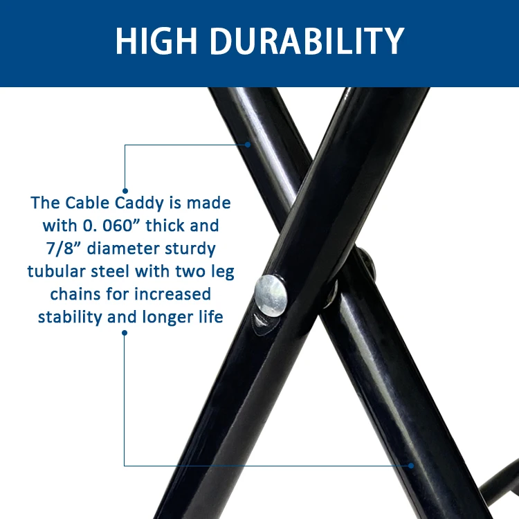 JH-Mech Electrical Wire Folding Cable Heavy Weight Caddy Cable Roller ...