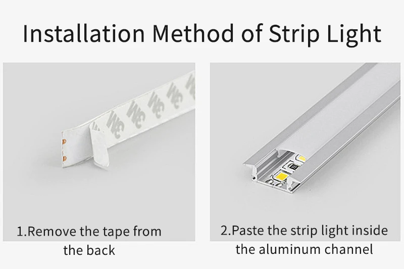 Led Linear Lamp Profile Light Embedded Lamp Slot Aluminum Slot Surface ...