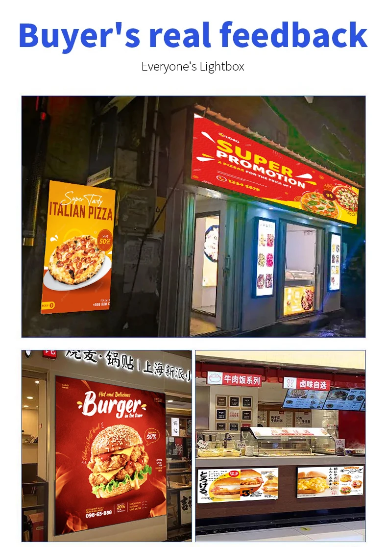 Outdoor Advertising Light Box Aluminium Alloy Poster Tension Fabric LED ...