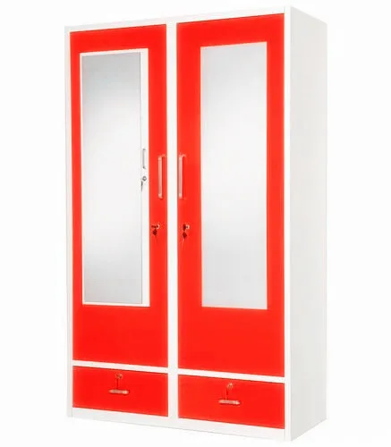 Home Bedroom Furniture steel almirah lemari pakaian besi armario Metal ...