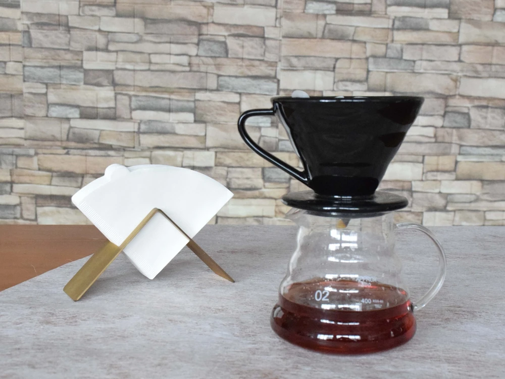 Ecocoffee 100pcs/bag 2 Cups 4 Cups Paper Filter Natural Wood Pulp ...