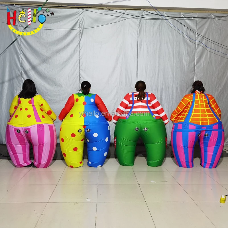 Adult Clown Inflatable Blow Up Suit Inflatable Clown Costume - Buy ...