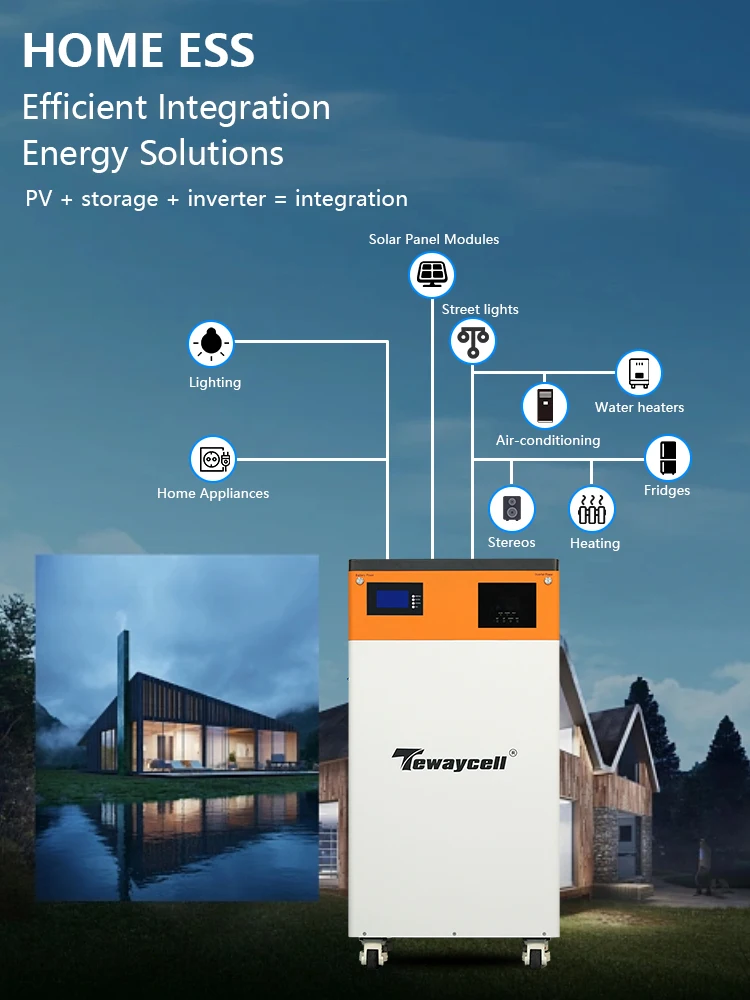 Tewaycell AO ESS 51.2v 300ah 15kwh Lithium Battery for Home Energy Storage
