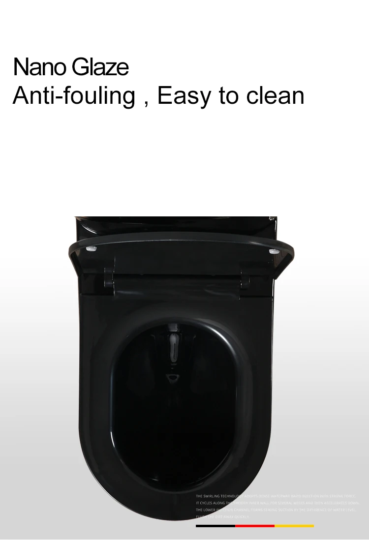 Luxury Ceramic Toilet - Modern, Dual-Flush Pedestal Sink