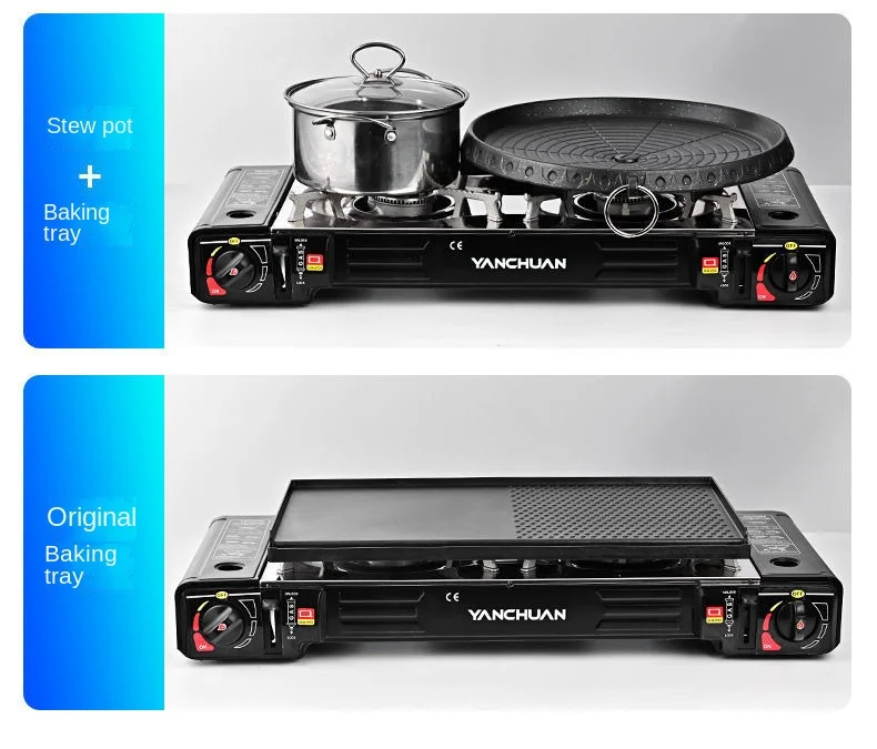 New Outdoor Dual Fuel Propane & Butane Portable Camping Gas Cooker And ...