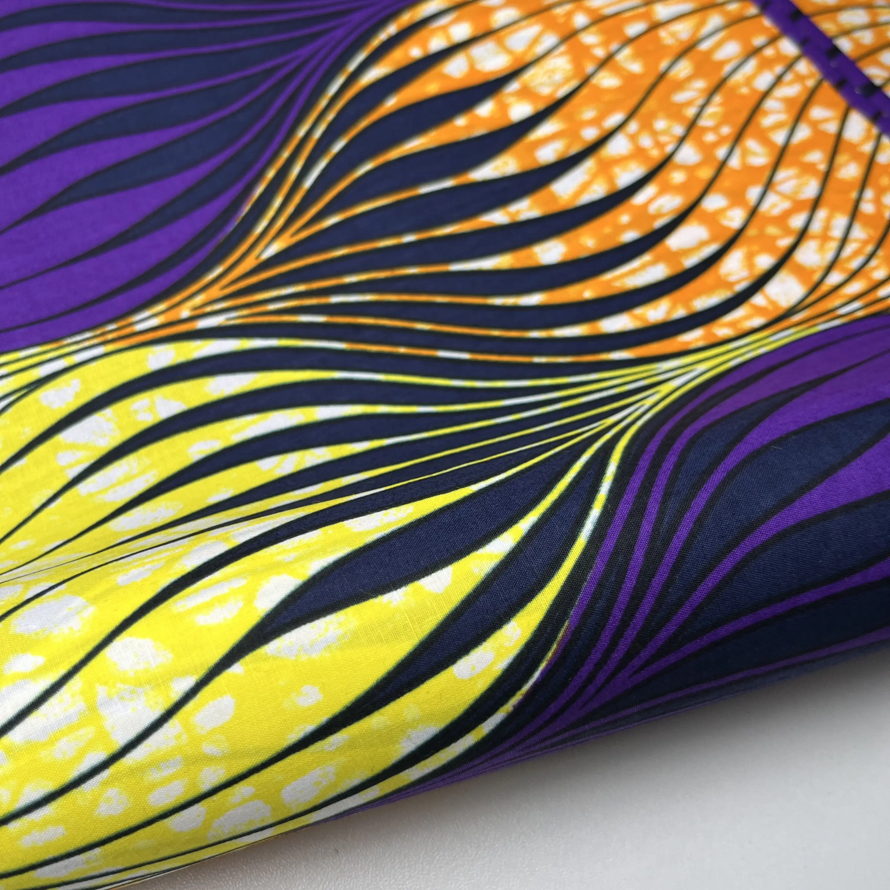 Wholesale Tissus Veritable Cotton Wax Africain Java Wax Print Fabric ...