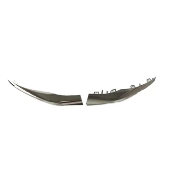 For Mercedes Benz W205 C300 2019 Front Bumper Lip Chrome Trim Moulding ...