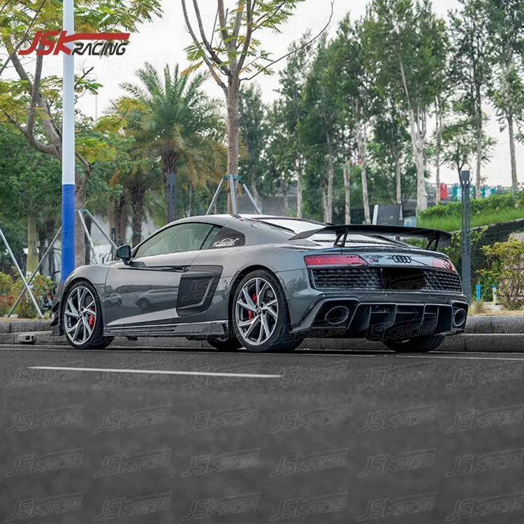 Pt Style Dry Carbon Fiber Rear Spoiler For 2016-2022 Audi R8 - Buy R8 ...