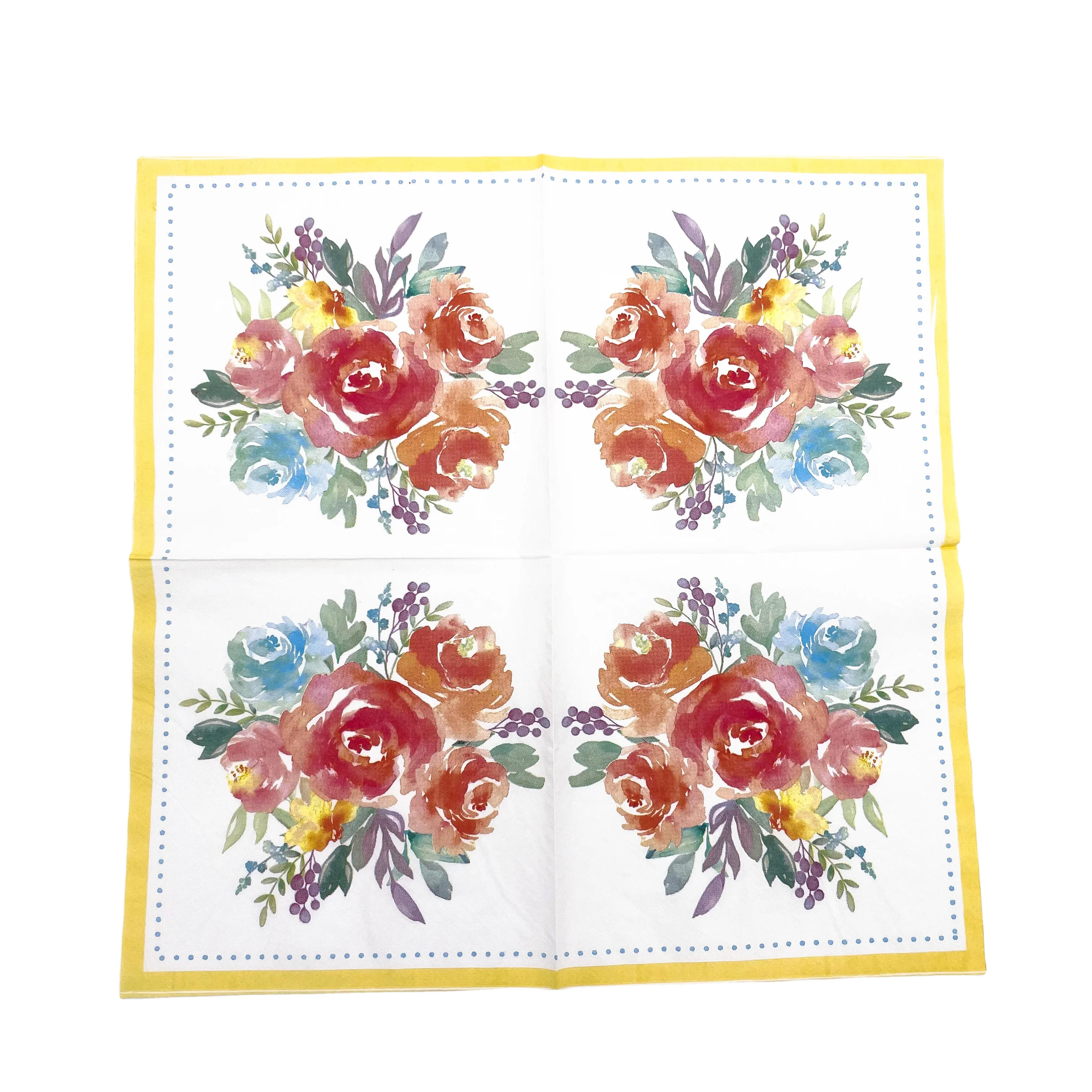 Wood Pulp Disposable Serviette Dinner Paper Napkin 1000 16 Fold 33cm ...