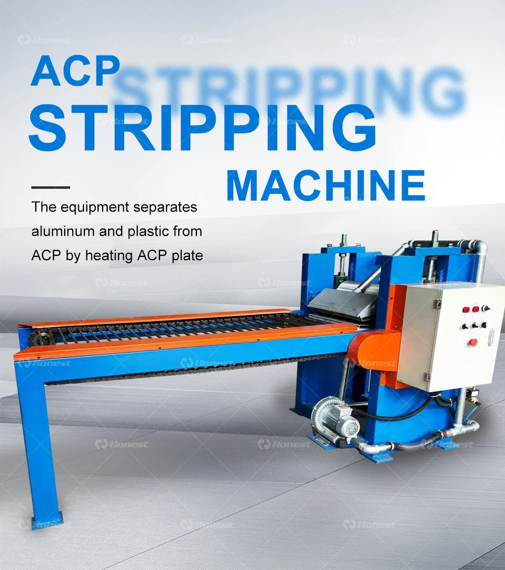 ACP Board Heating Stripping Peeling Machine Acp Panel Peeling Plastic ...