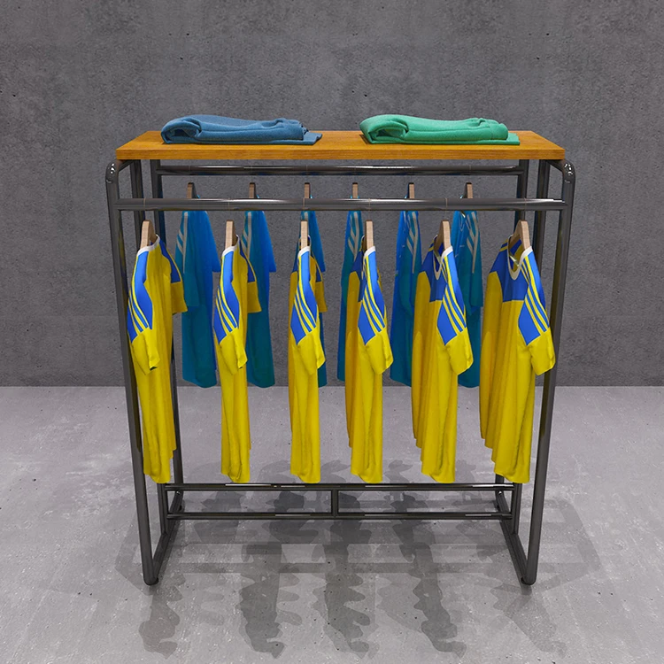 Metal Mens Clothes Display Rack Mens Shop Display Racks Retail Men Suit ...