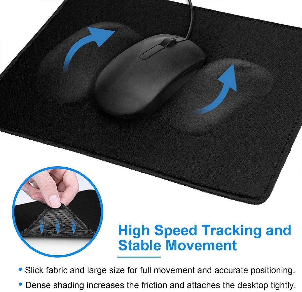 Custom Printed Logo Sublimation Natural Rubber Black Mouse Pad| Alibaba.com