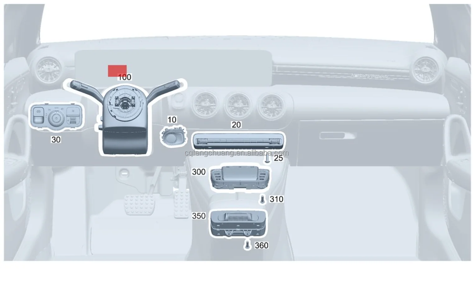 The Indicator And Wiper Combination Switch Is Available For The ...