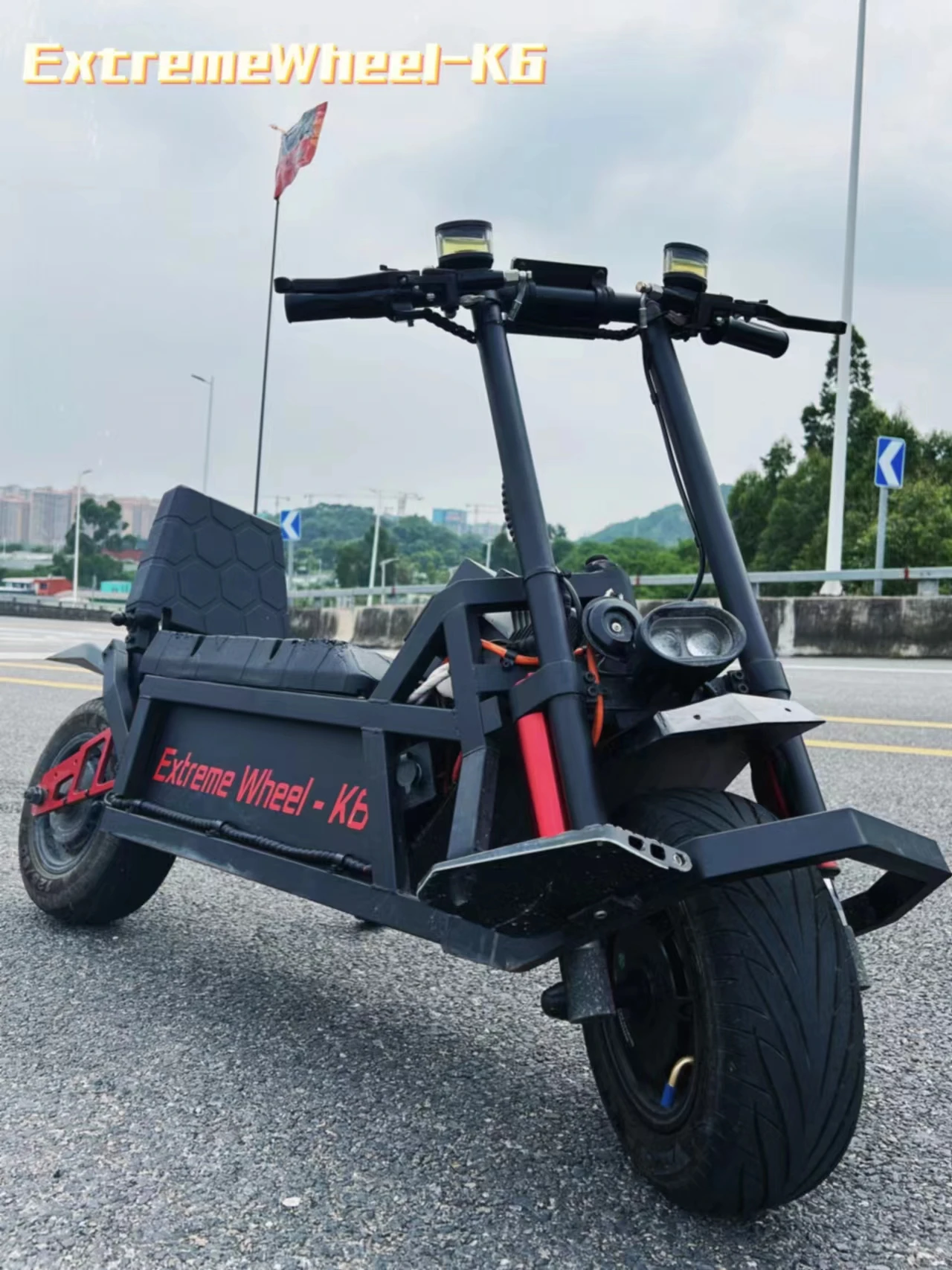 Begode K6 Electric Motorcycle 13 Inch Extreme Bull K6 Electric Scooter ...