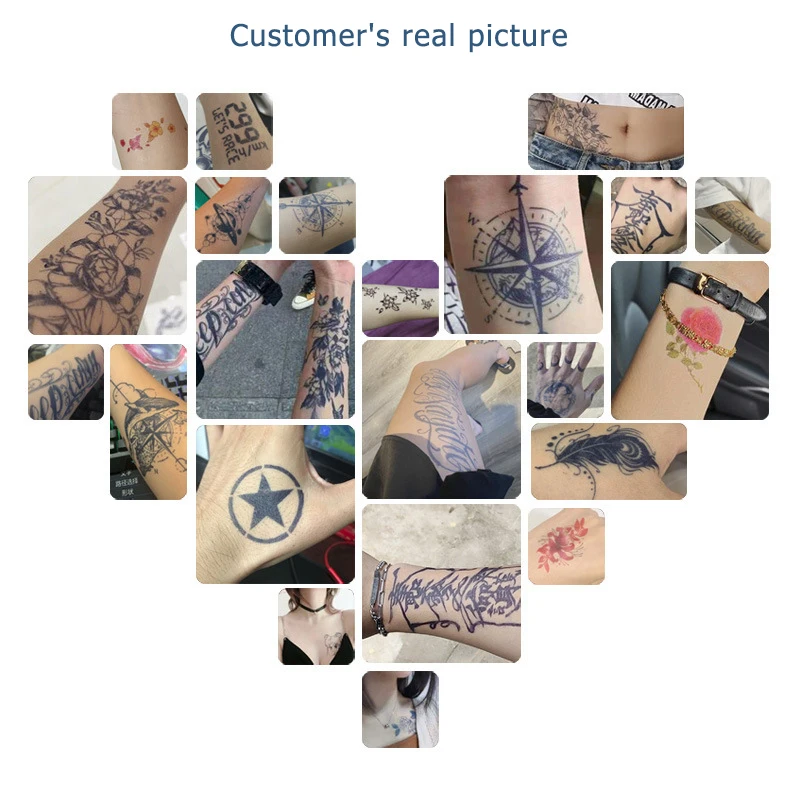 2023 Sexy Female Cesarean Section Pregnancy Scar Covering Colored Tattoo Sticker Strip Rose ...