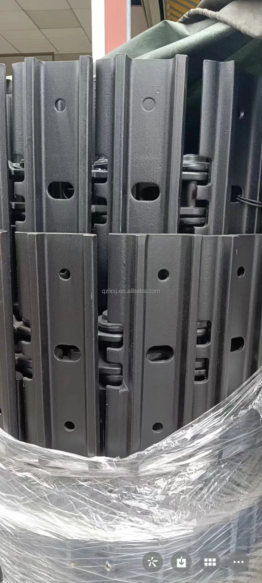 Excavator Steel Crawler Track Assembly Undercarriage Parts Track Link ...
