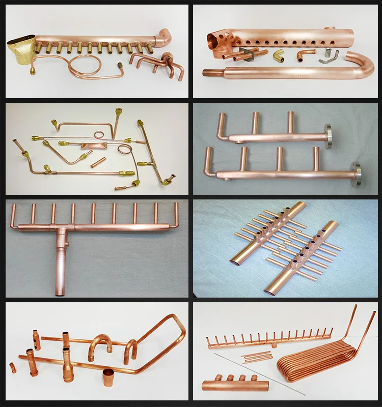 Air Conditioner Copper Refnet Pipe Branch Y Joint Copper A/c System ...