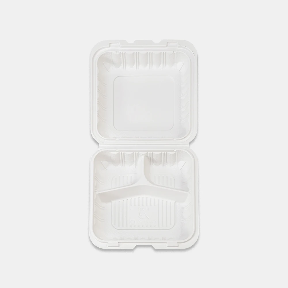 Oem Compostable Disposable Biodegradable Sugarcane Bagasse Clamshell ...