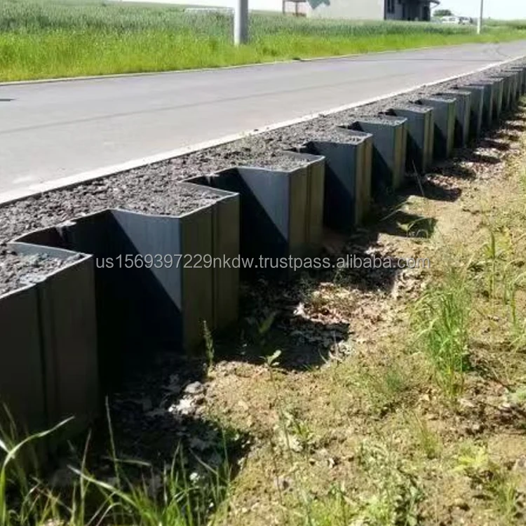 Composite Pvc Sheet Pile Vinyl Seawall Panel for Riverbank Erosion ...